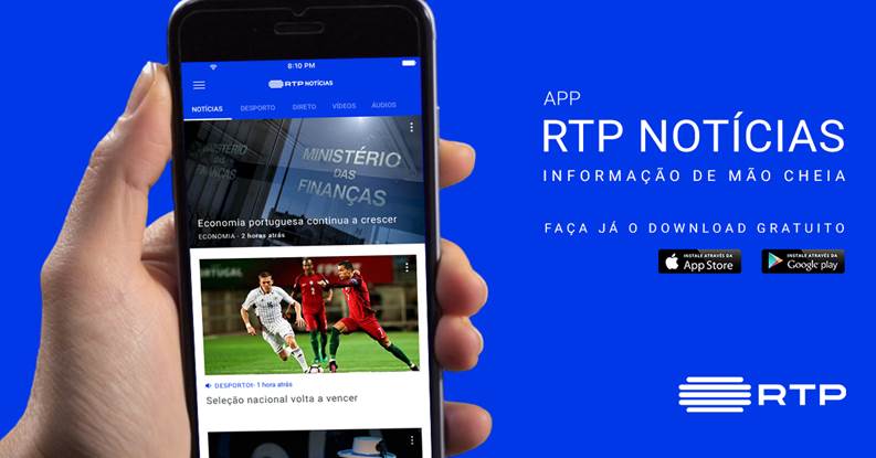 Nova APP RTP Notícias: a RTP na sua mão | Extra | RTP