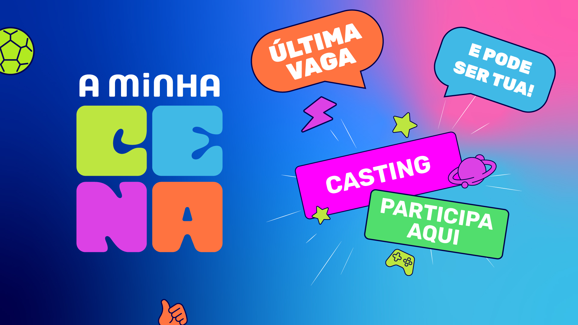 Casting Zig Zag: A MINHA CENA - última oportunidade! | Extra | RTP