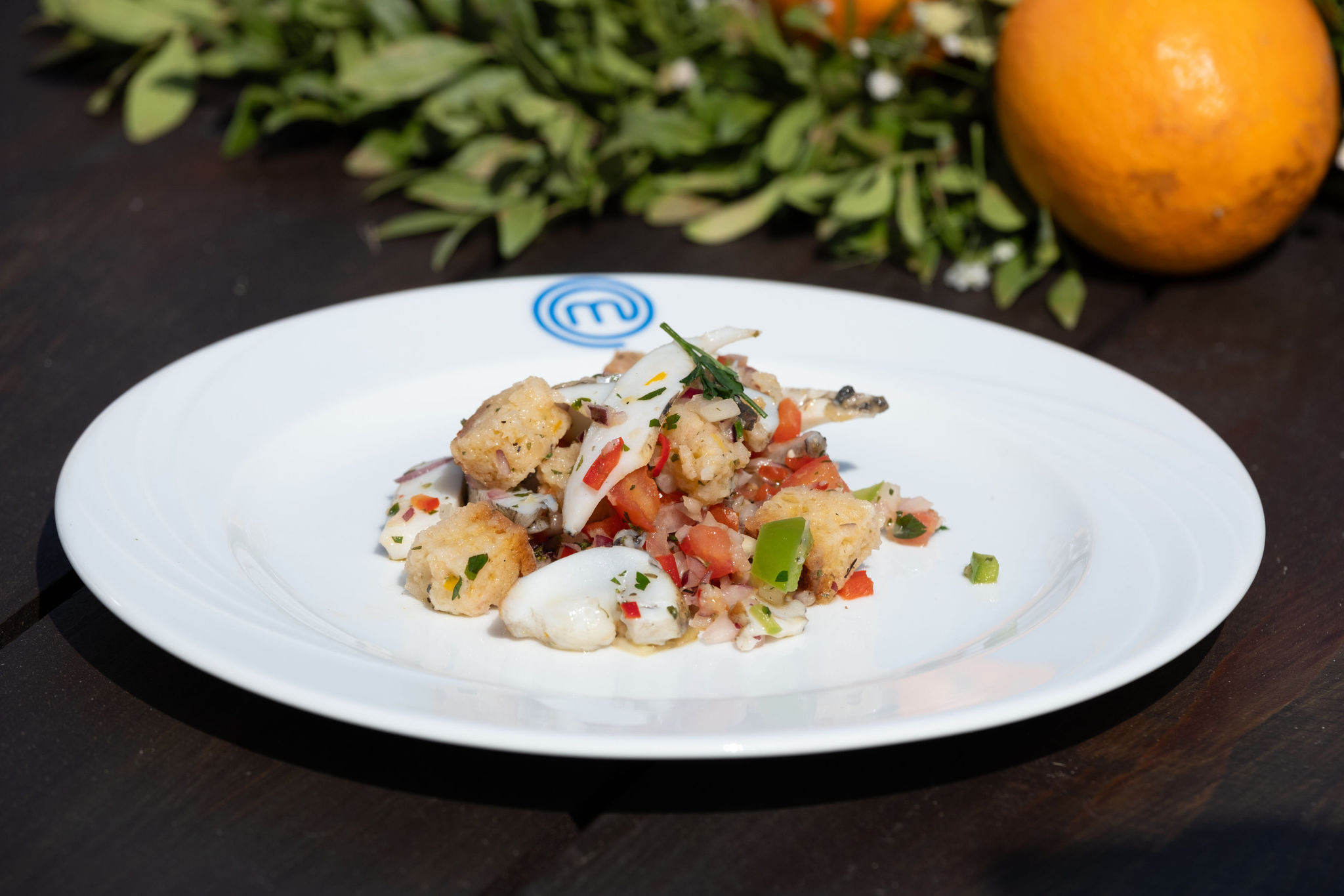 Salada algarvia com choco grelhado - Masterchef