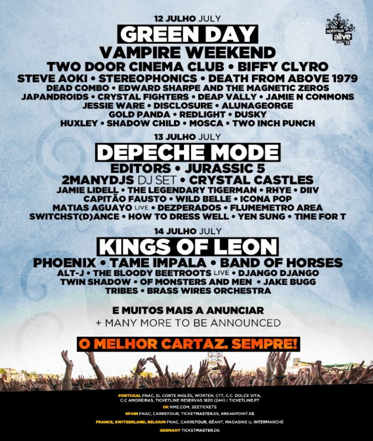 Cartaz Optimus Alive '13 - NOS Alive