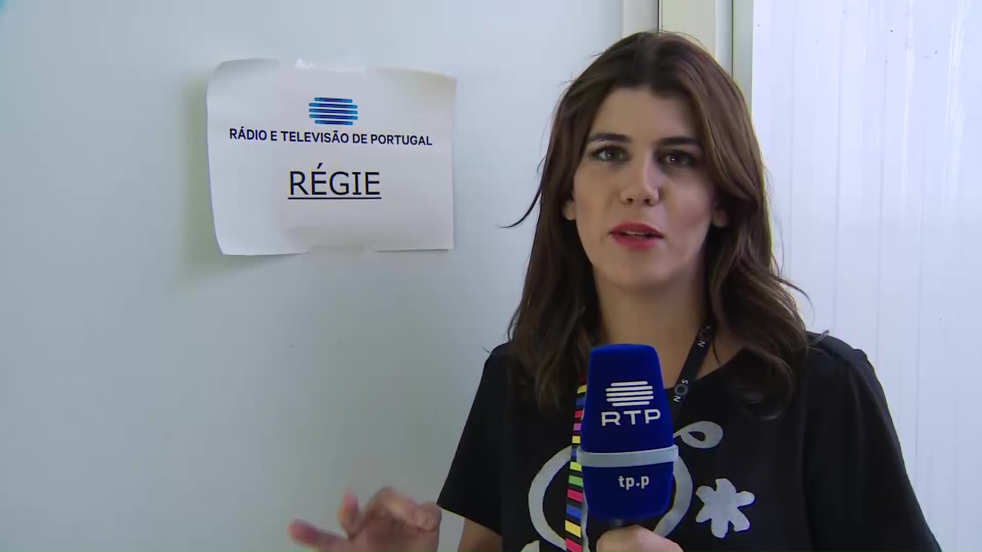 A equipa da RTP no NOS Alive - NOS Alive