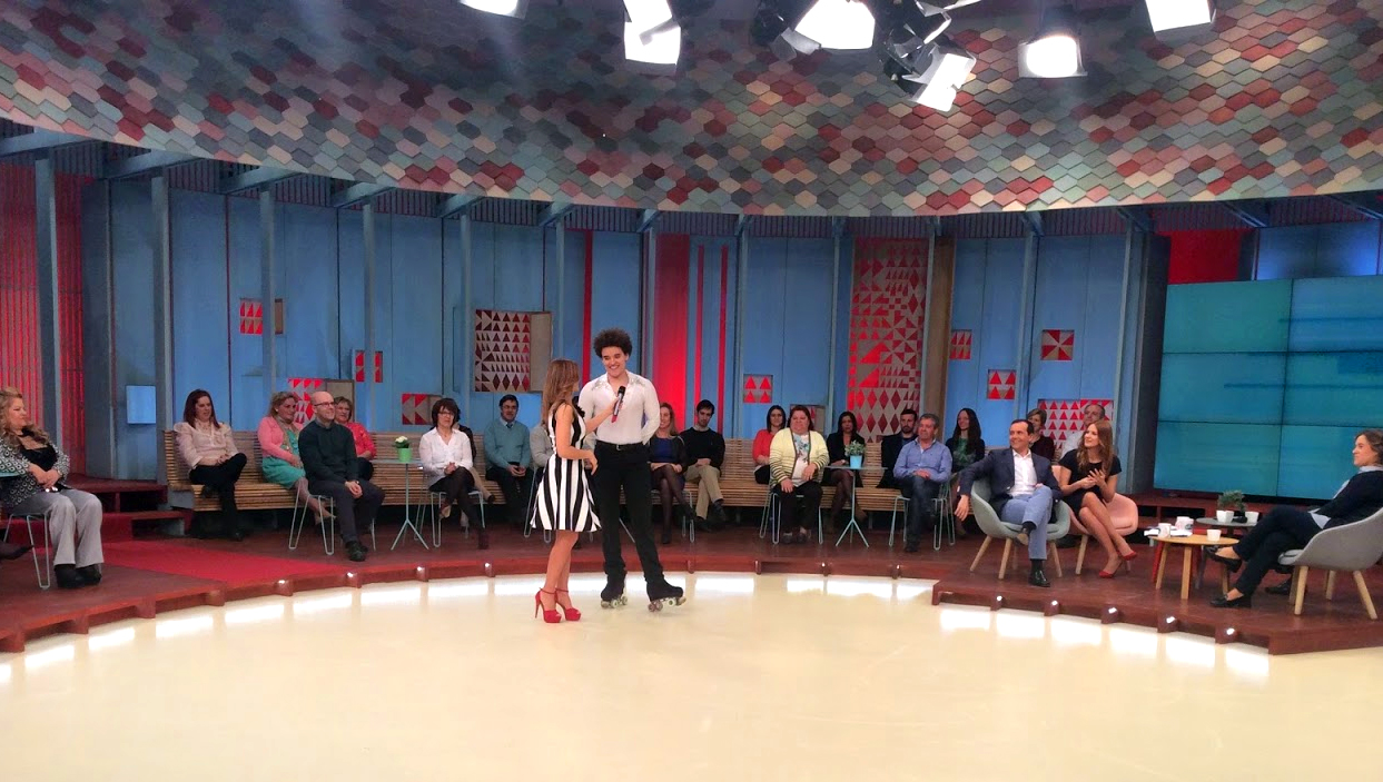 Rodrigo Viegas - Patinador no Got Talent - Praça