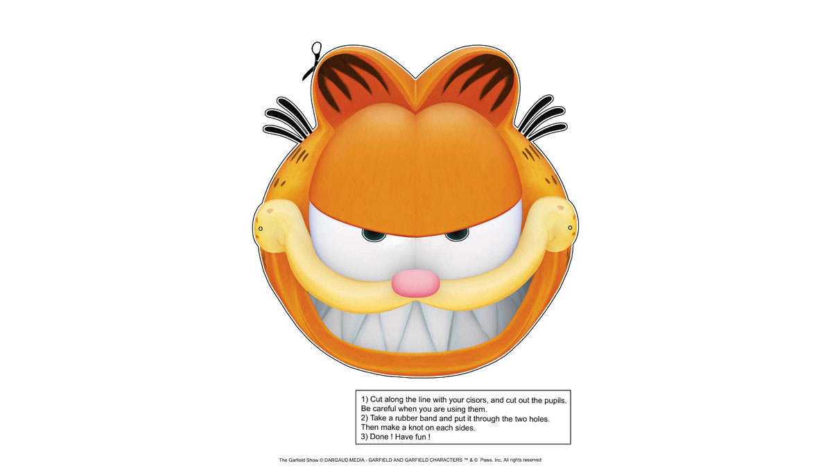 Mascara-te de Garfield maroto | Zig Zag | RTP